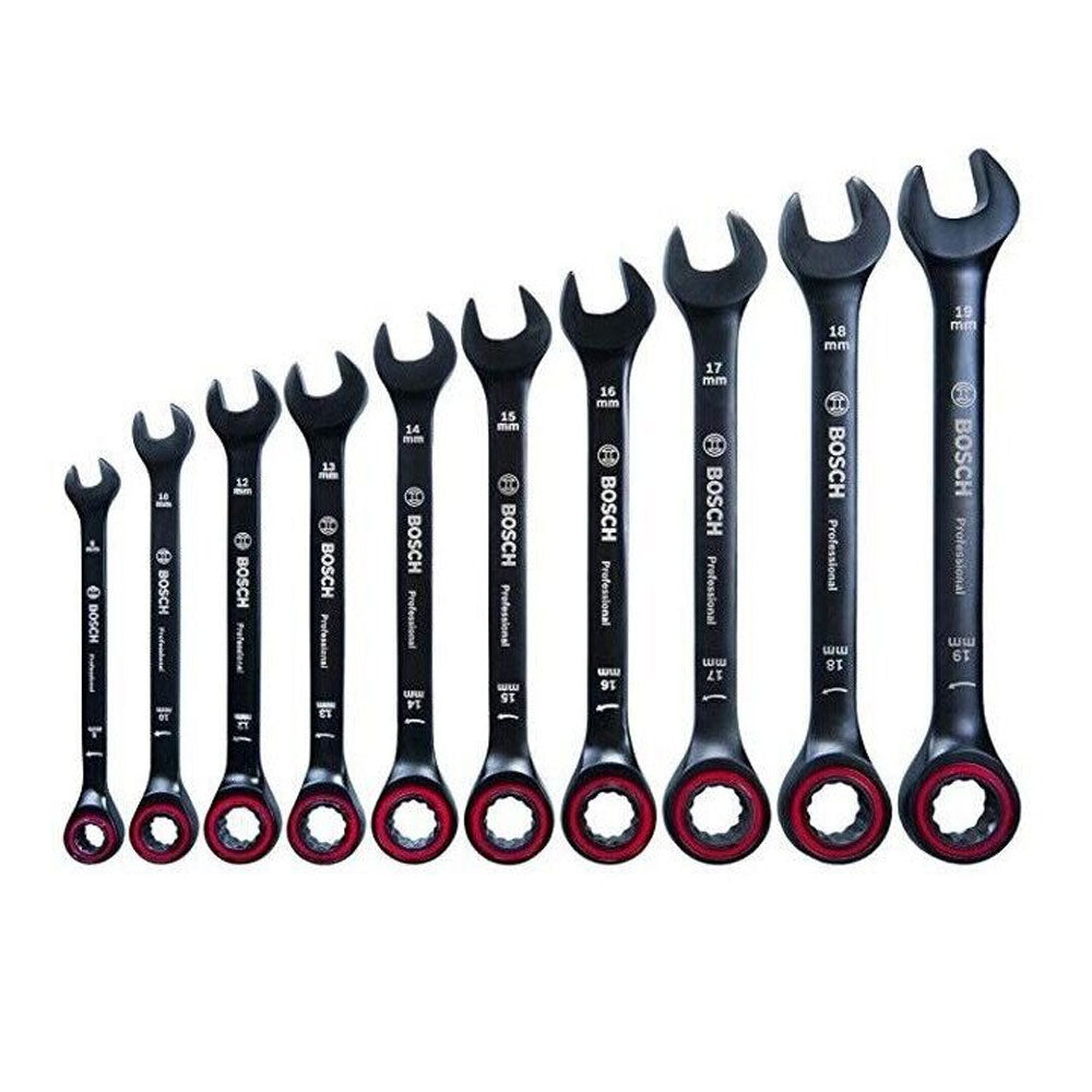 Bosch Rachet Spanner Wrench Set 10Pcs Black (1600A016BU) – Goldpeak ...