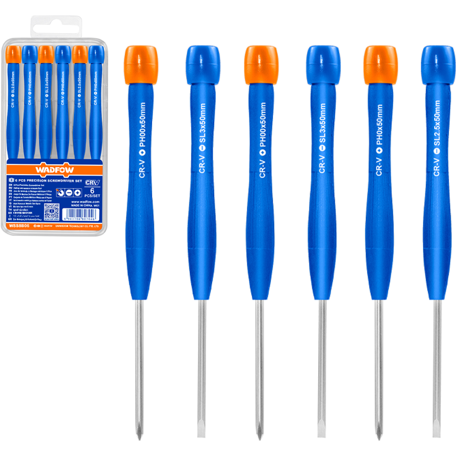 Wadfow WSS2B06 Precision Screwdriver 6Pcs Set – Goldpeak Tools PH