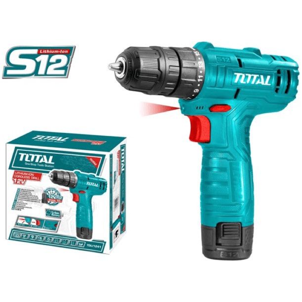 Total TDLI1241 12V Cordless Drill – Goldpeak Tools PH