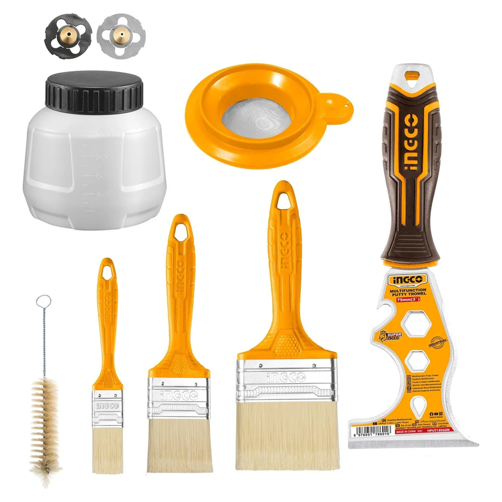 Ingco AMGF0702 Painting Tools Accessories Set 9Pcs – Goldpeak Tools PH