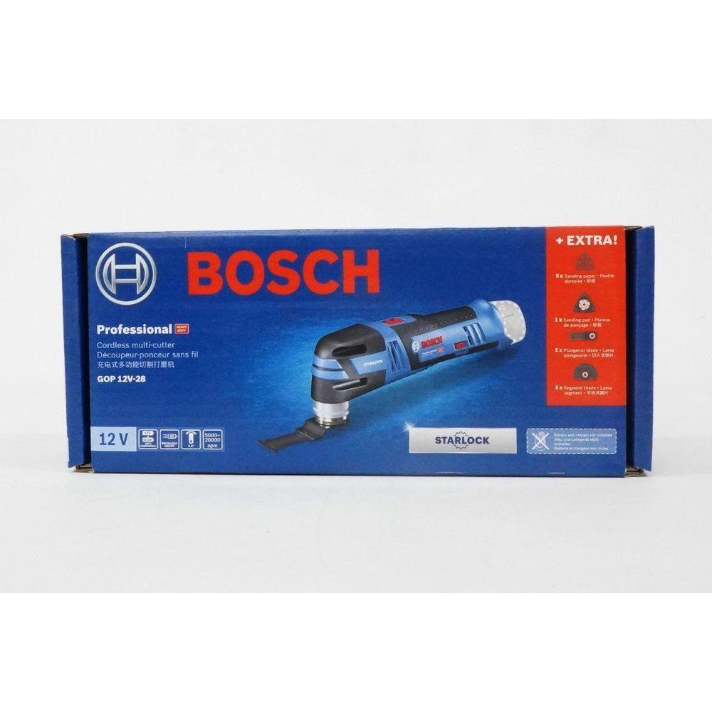 Bosch GOP 12V-28 Cordless Brushless Oscillating Tool / Multi Tool [Sta ...
