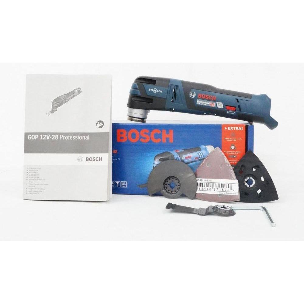 Bosch GOP 12V-28 Cordless Brushless Oscillating Tool / Multi Tool [Sta ...