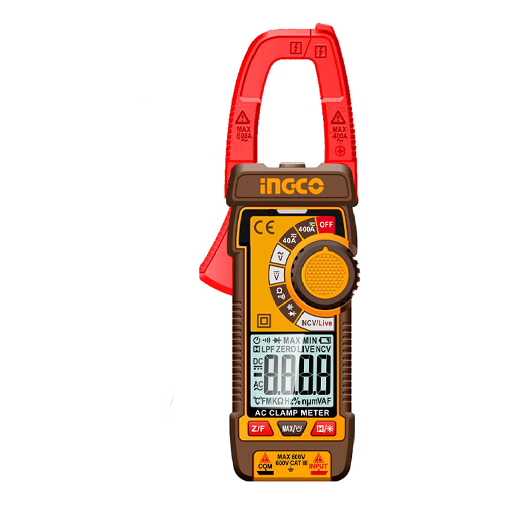 Ingco DCM66002 AC/DC Digital Clamp Meter 600A – Goldpeak Tools PH