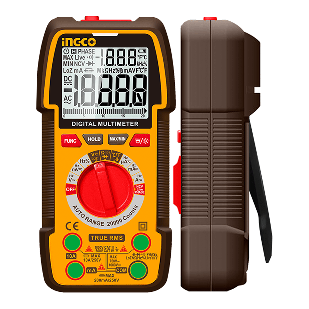 Ingco DM310004 Digital Multimeter Tester 1000V – Goldpeak Tools PH