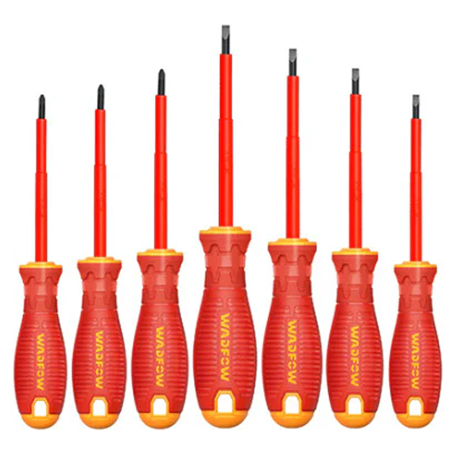 Wadfow WSS7407 Insulated Screwdriver Set 7Pcs – Goldpeak Tools PH