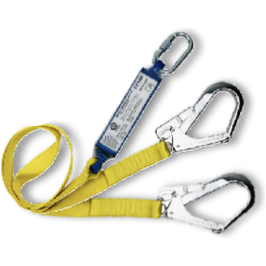 TL-Lift TE6106A Double Rope Safety Lanyard w/ Shock Absorber – Goldpeak ...