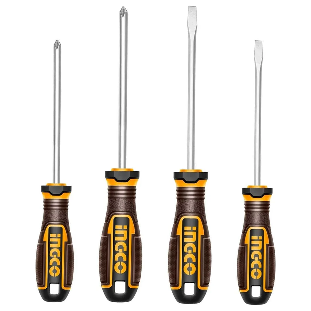 Ingco HKSDS0428 Screwdriver Set 4Pcs – Goldpeak Tools PH