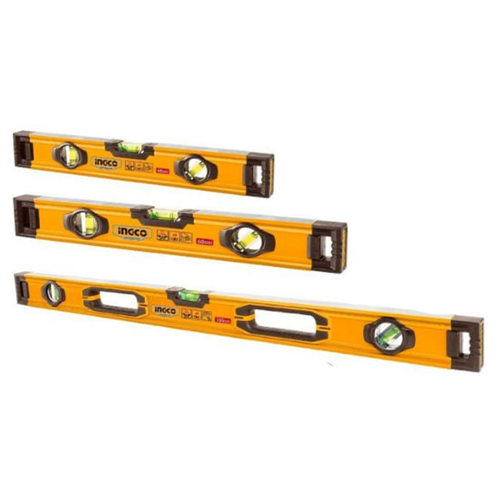 Ingco HSL10203 Spirit Level Bar Set 3Pcs – Goldpeak Tools PH