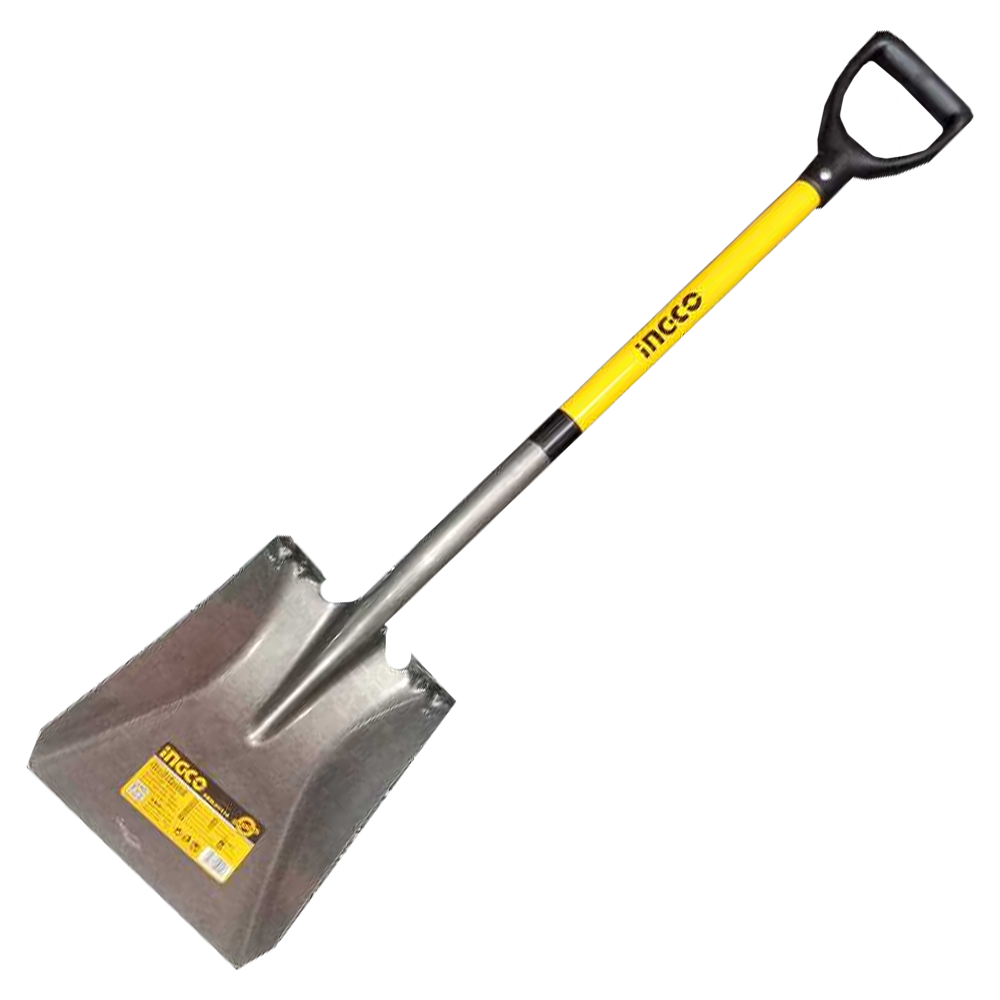 Ingco HSSLH1114 Square Steel Shovel 1050MM – Goldpeak Tools PH