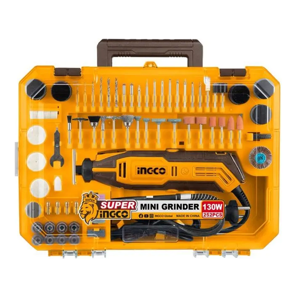 Ingco MG133281 Mini Rotary Grinder Set 252PCS 130W – Goldpeak Tools PH