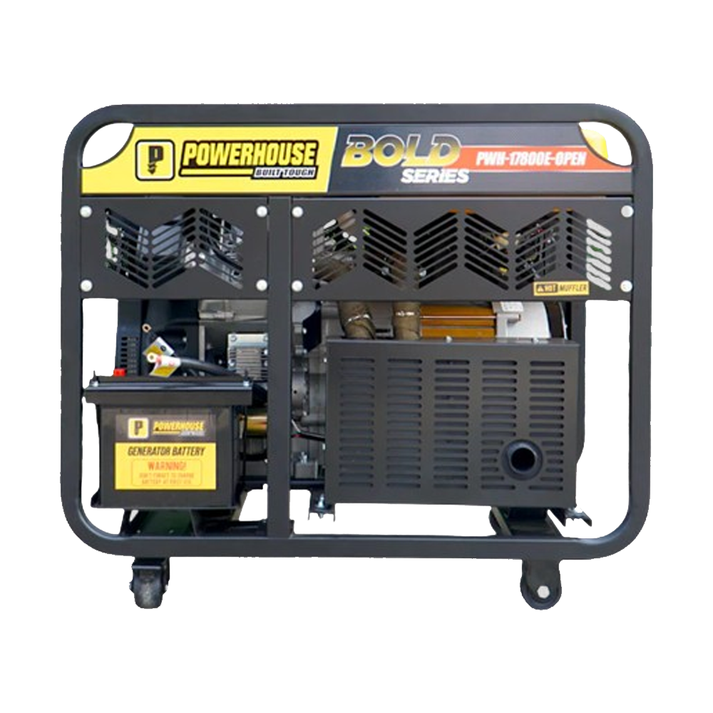 Powerhouse PH-17800E-OPEN Diesel Generator Open Type 15.5KVA – Goldpeak ...