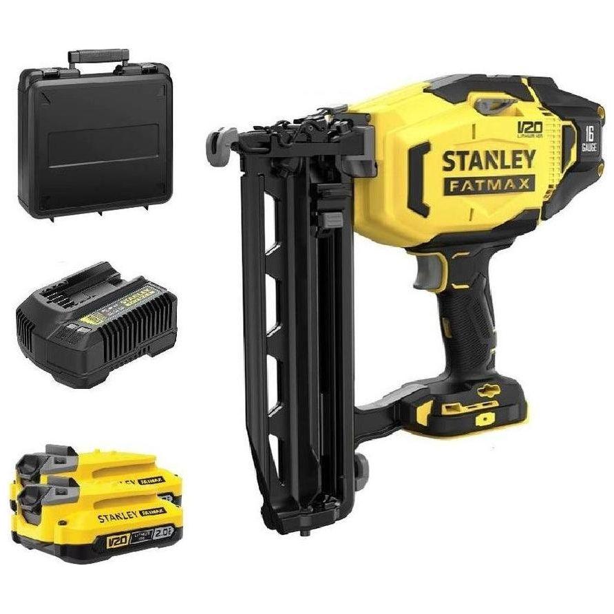 Stanley SCN616D2K 20V Cordless Finish Brad Nailer 16Ga (Kit) – Goldpeak ...