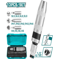 Total THIDS1301 13pcs Impact Driver Set – Goldpeak Tools PH