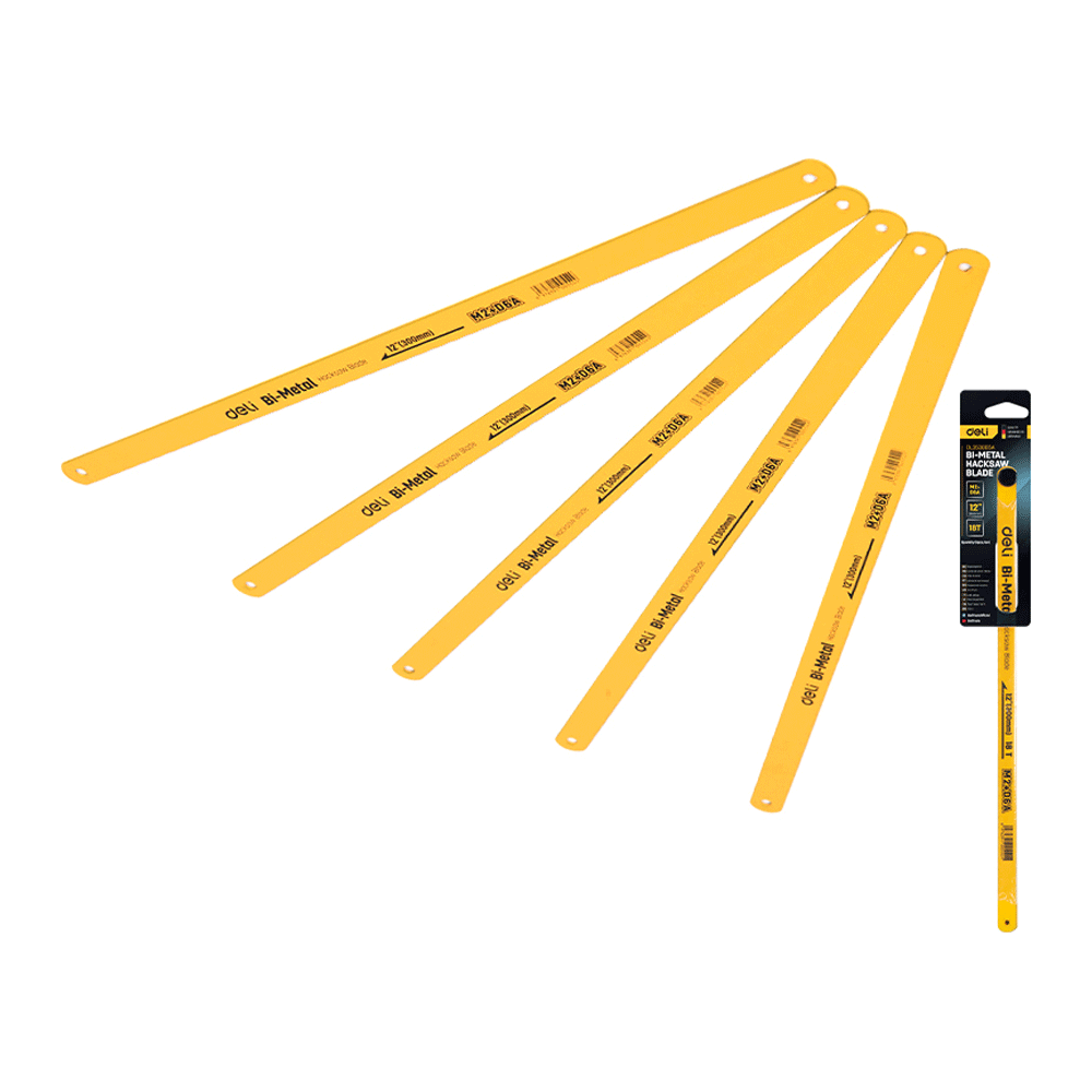 Deli EDL353805A Bi-Metal Hacksaw Blade Set – Goldpeak Tools PH