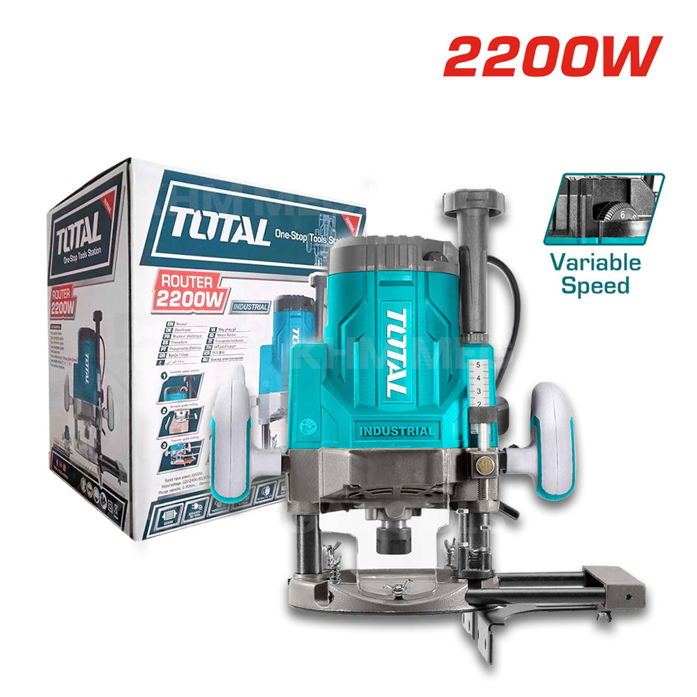 Total TR111226 Plunge Router (2200W) – Goldpeak Tools PH