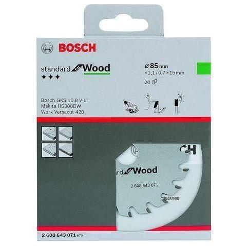 Bosch Circular Saw Blade 85mm for GKS 12 V-Li (2608643071) – Goldpeak ...
