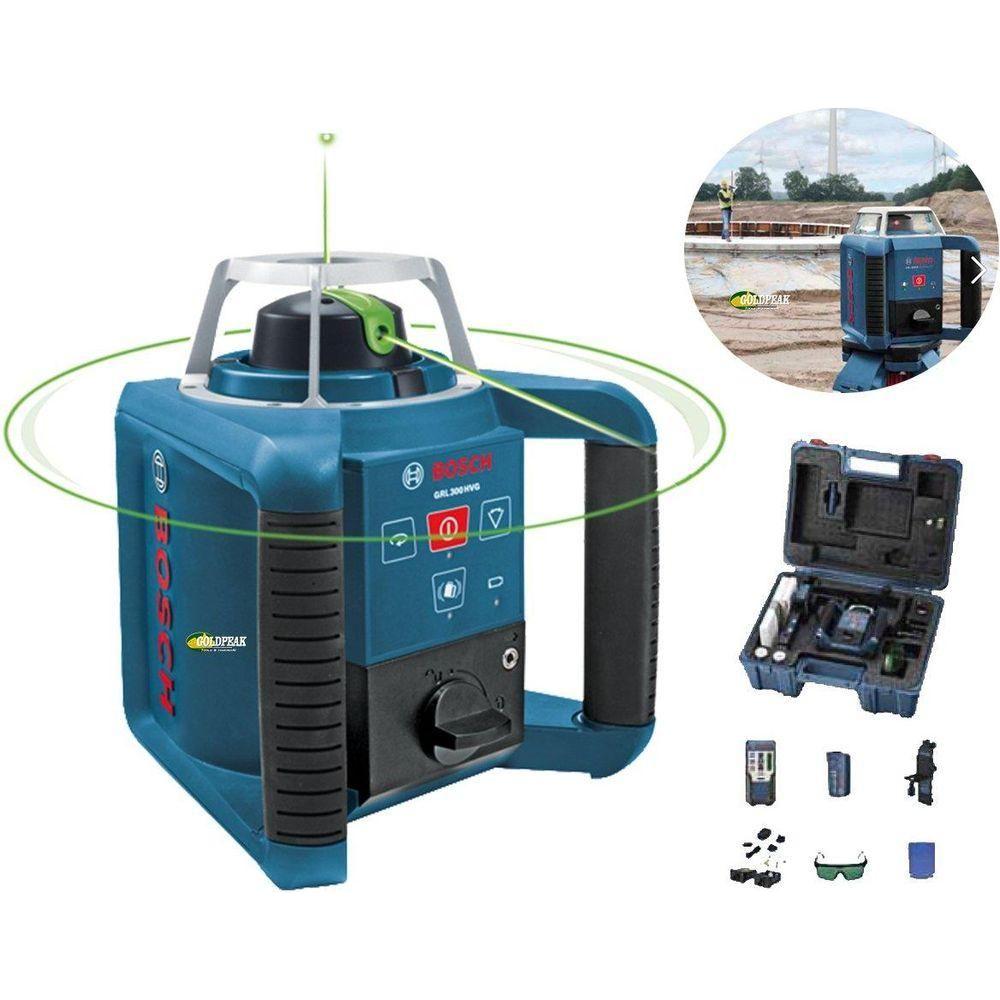 Bosch GRL 300 HVG Set Rotation Laser Level / Line Laser (Green Laser ...