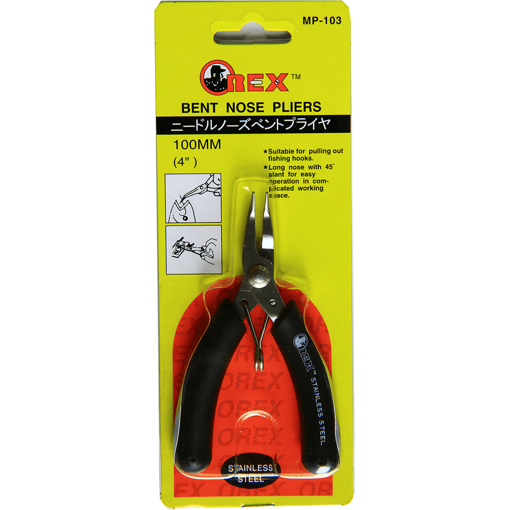 Orex MP-103 Mini Bent Nose Plier 4" – Goldpeak Tools PH