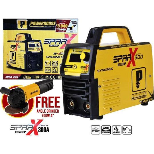 Powerhouse SPARX MMA-300 DC Type Inverter Welding Machine 300A [Synerg ...