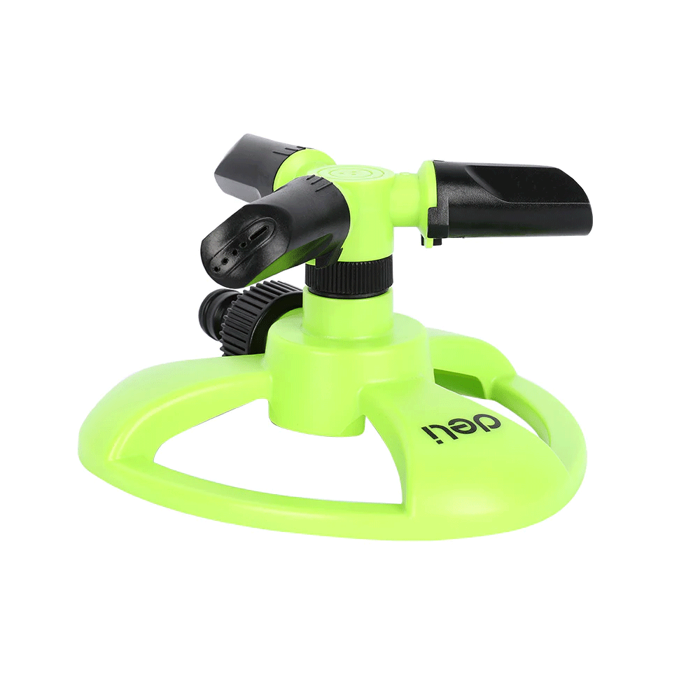 Deli EDL581301 Plastic 3 Arm Rotatory Sprinkler – Goldpeak Tools PH