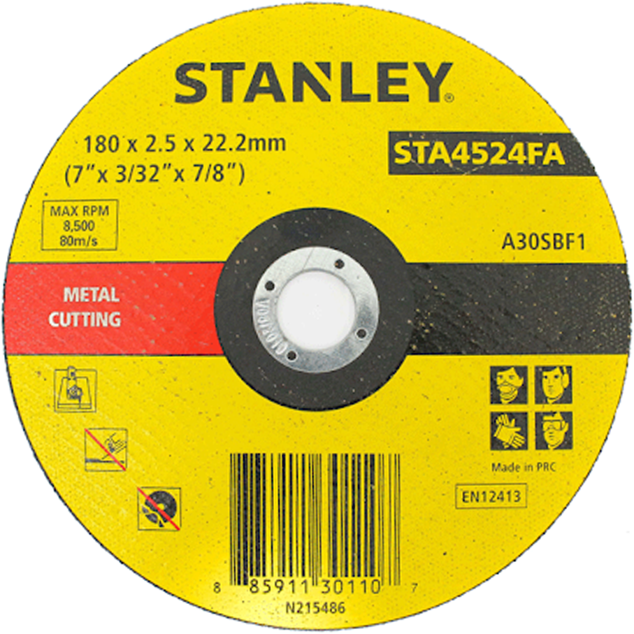 Stanley STA4524FA Cut Off Wheel T1 7" – Goldpeak Tools PH