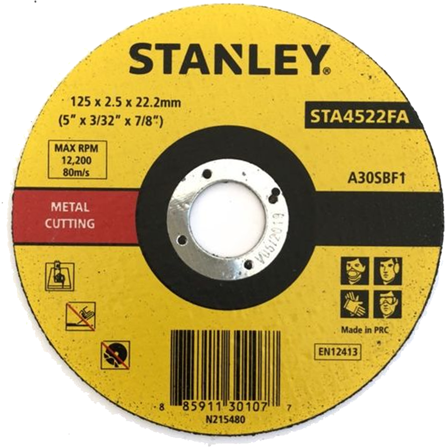 Stanley STA4522FA Cut Off Wheel T1 5" – Goldpeak Tools PH