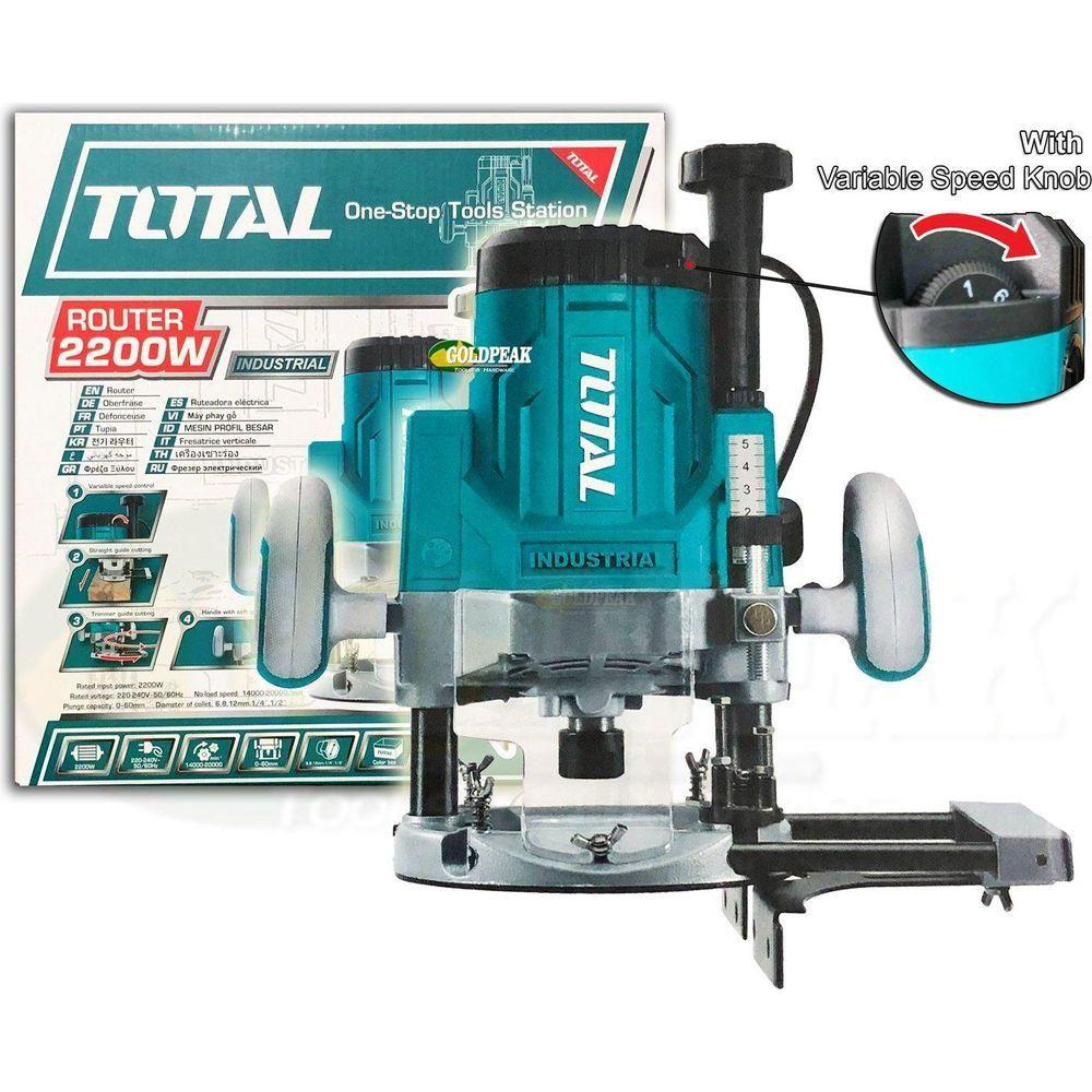 Total TR111226 Plunge Router (2200W) – Goldpeak Tools PH